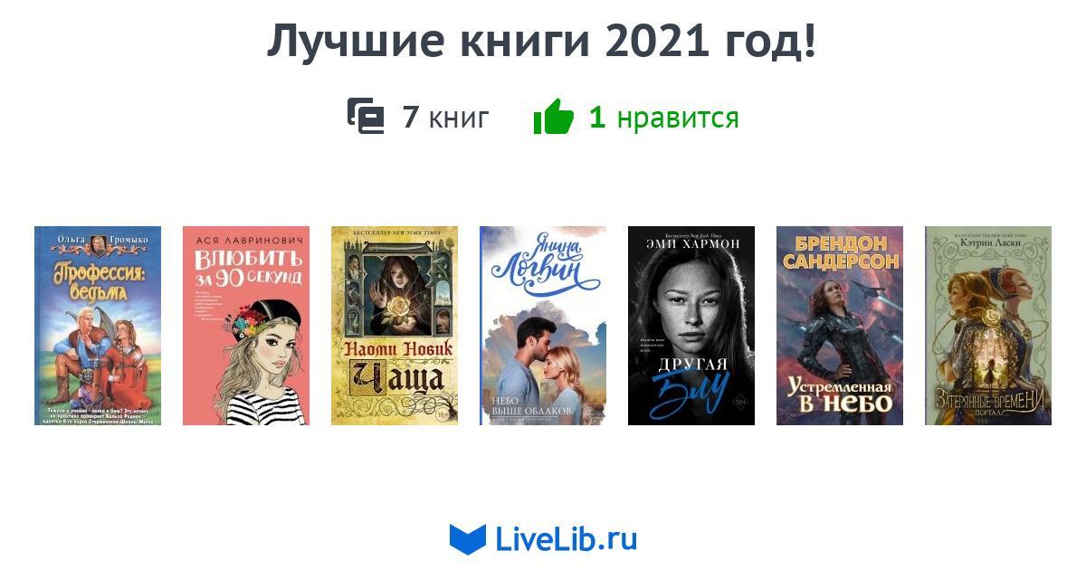 Лучшие книги 2021 год! — 7 книг | Читать лучшие подборки на Livelib