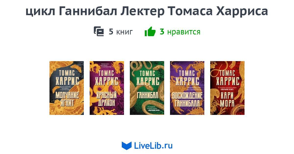 цикл Ганнибал Лектер Томаса Харриса — 5 книг | Читать лучшие подборки ...