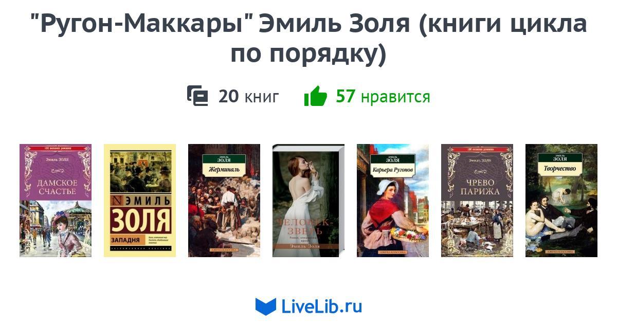 "Ругон-Маккары" Эмиль Золя (книги цикла по порядку) — 20 книг | Читать ...