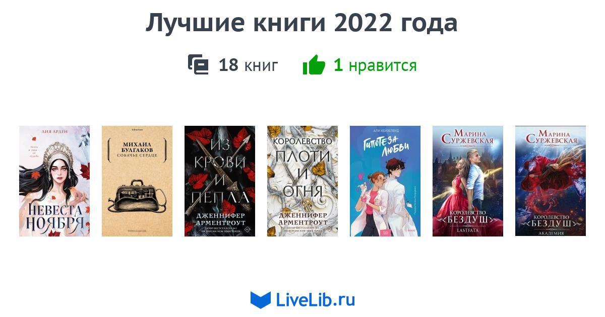Лучшие книги 2022 года — 18 книг | Читать лучшие подборки на Livelib