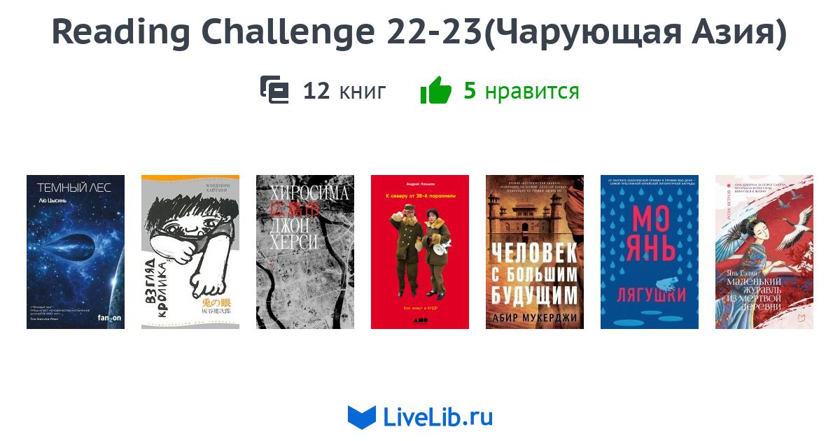 Reading Challenge 22-23(Чарующая Азия) — 12 книг