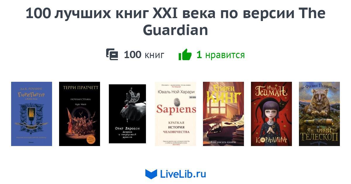 100 лучших книг XXI века по версии The Guardian — 100 книг | Читать лучшие подборки на Livelib