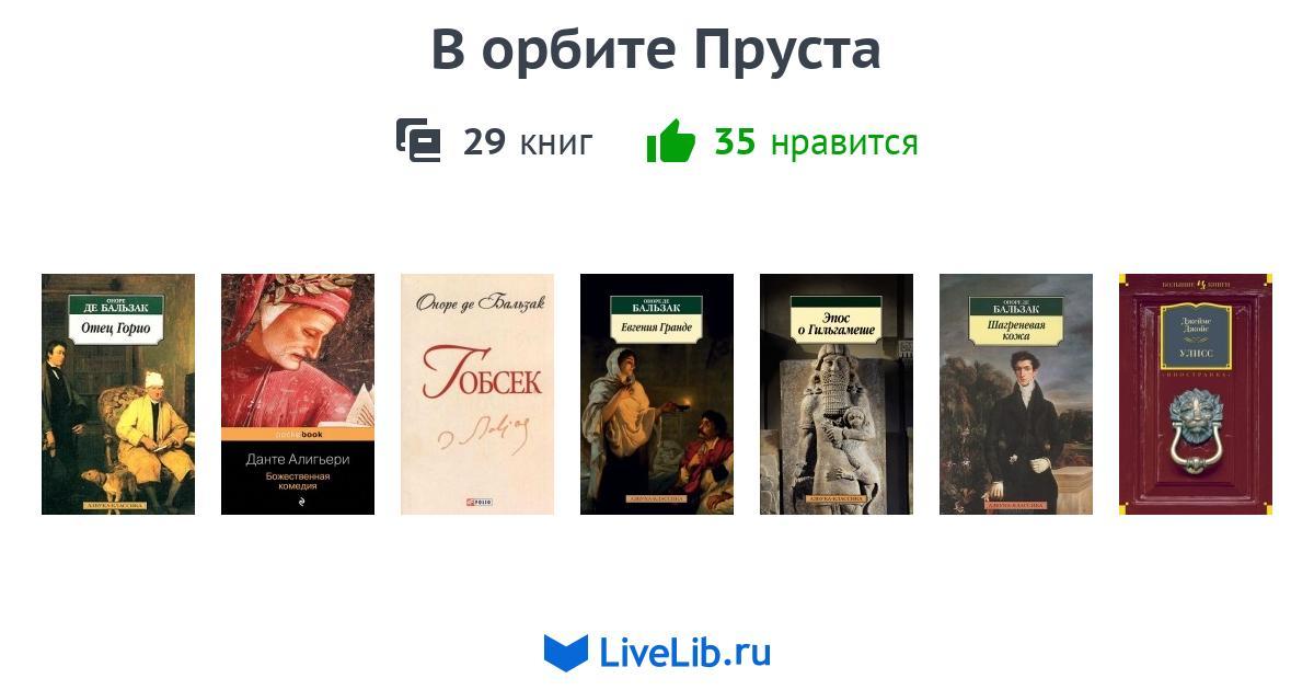 В орбите Пруста — 29 книг | Читать лучшие подборки на Livelib