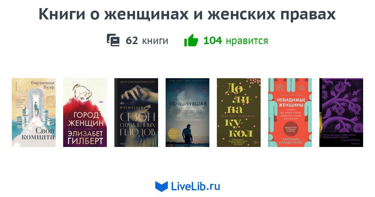 Книги о женщинах и женских правах — 58 книг | Читать лучшие подборки на Livelib