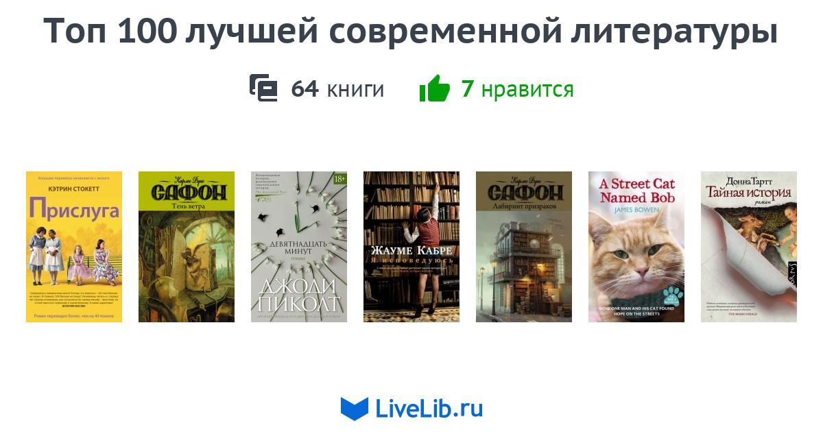 Топ 100 лучшей современной литературы — 59 книг | Читать лучшие подборки на Livelib