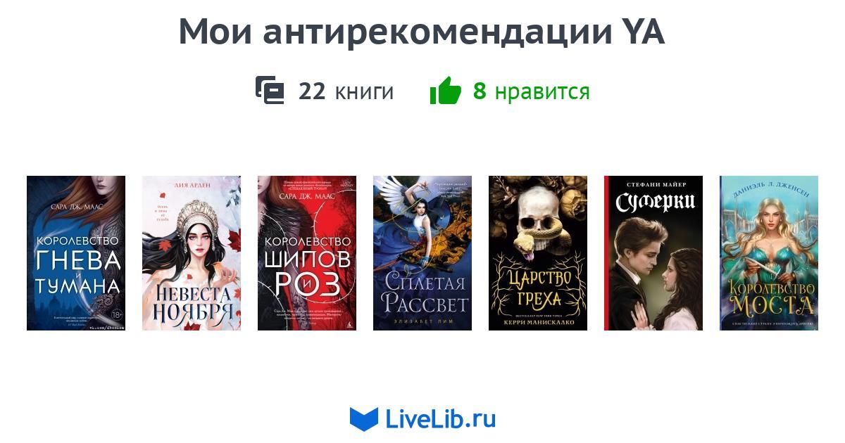 Мои антирекомендации YA — 22 книги | Читать лучшие подборки на Livelib