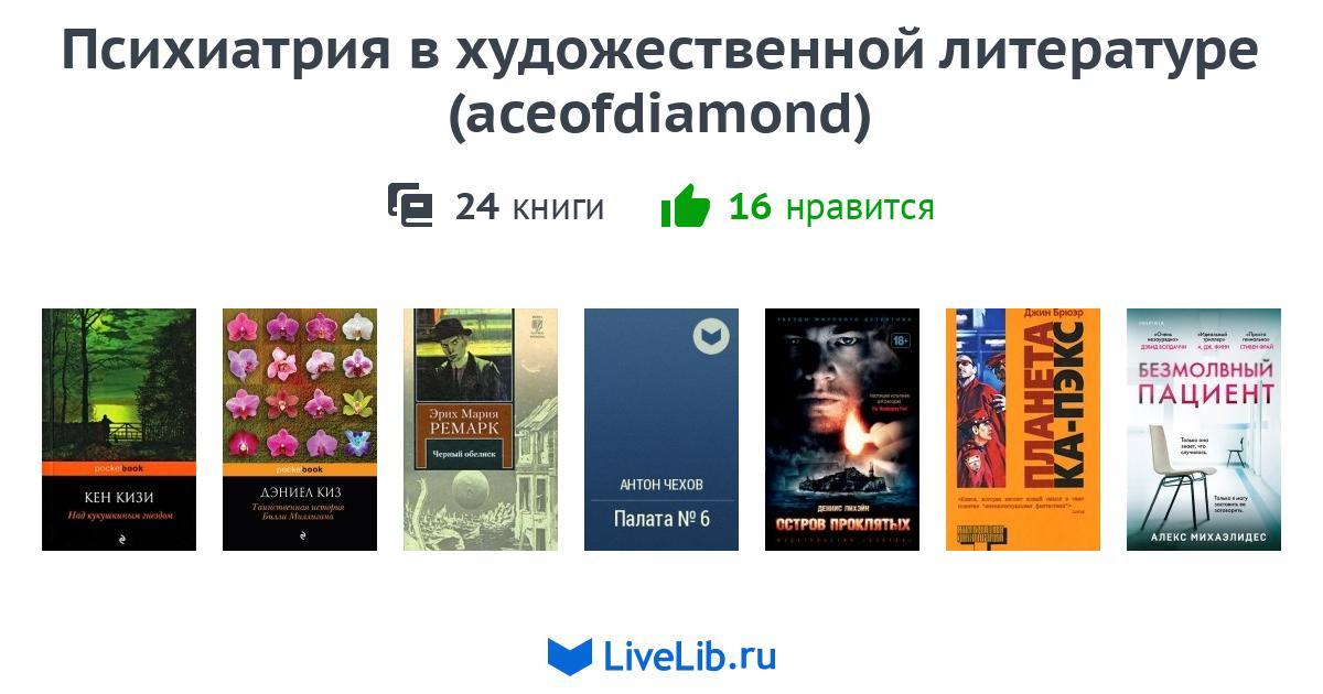 Психиатрия в художественной литературе (aceofdiamond) — 22 книги | Читать лучшие подборки на Livelib