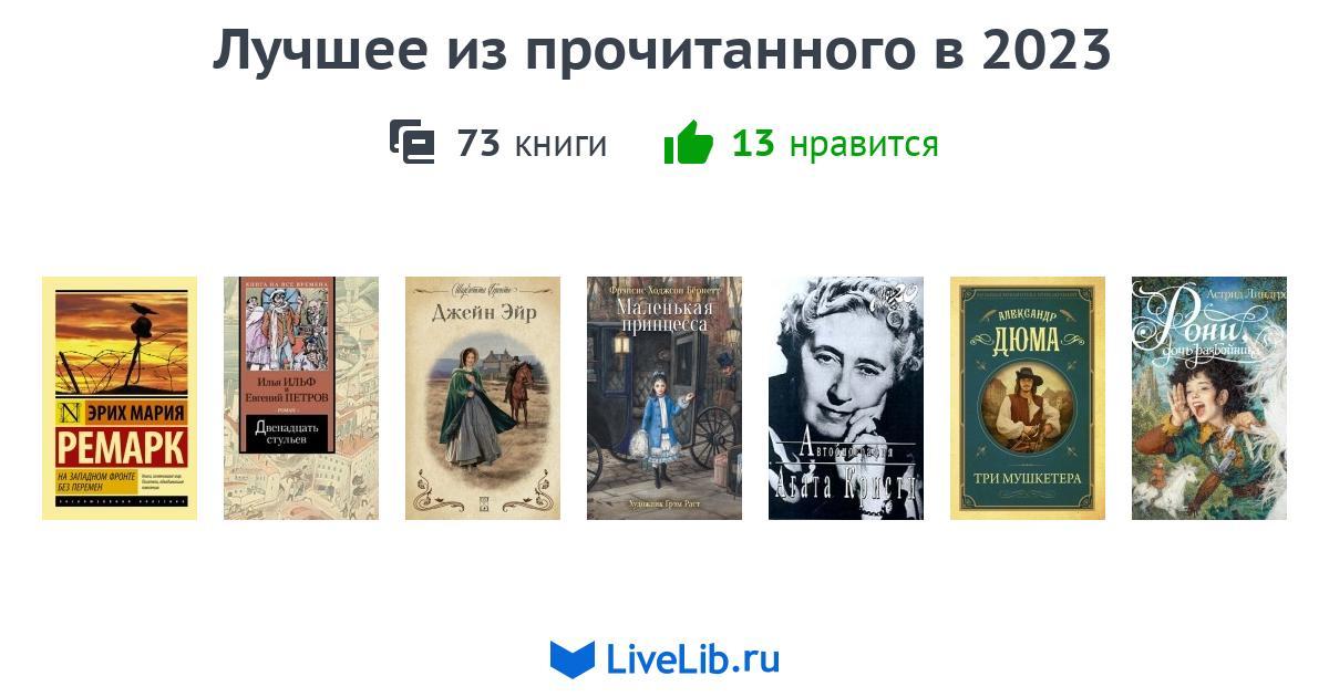 Лучшее из прочитанного в 2023 — 73 книги | Читать лучшие подборки на Livelib