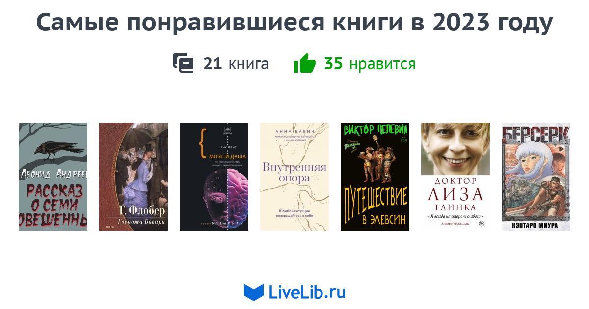 Самые понравившиеся книги в 2023 году — 21 книга | Читать лучшие подборки на Livelib