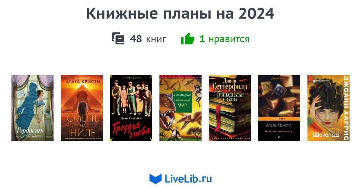 Книжные планы на 2024 — 47 книг