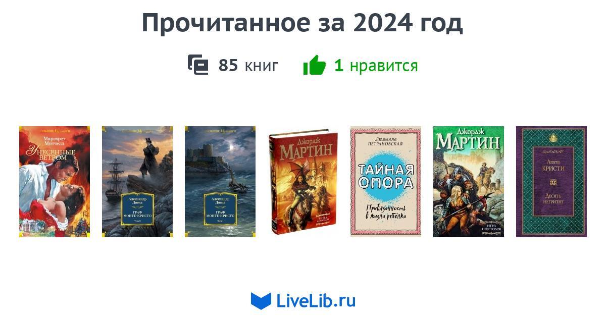 Прочитанное за 2024 год — 85 книг | Читать лучшие подборки на Livelib