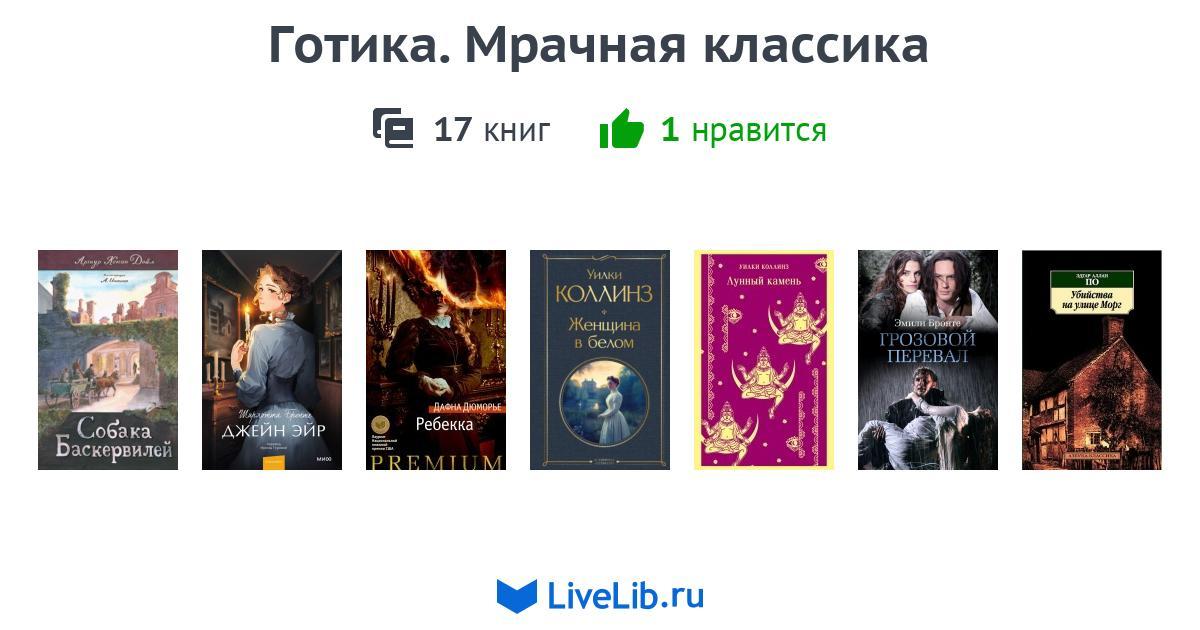 Готика. Мрачная классика — 17 книг | Читать лучшие подборки на Livelib