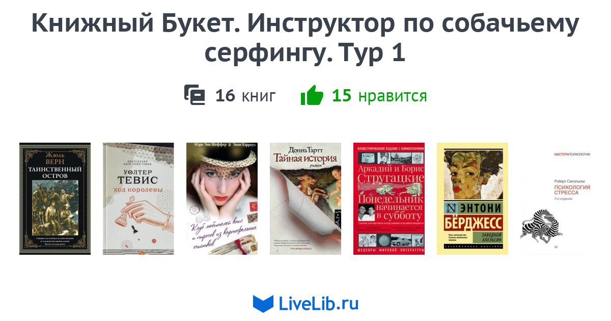 Книжный Букет. Инструктор по собачьему серфингу. Тур 1 — 16 книг