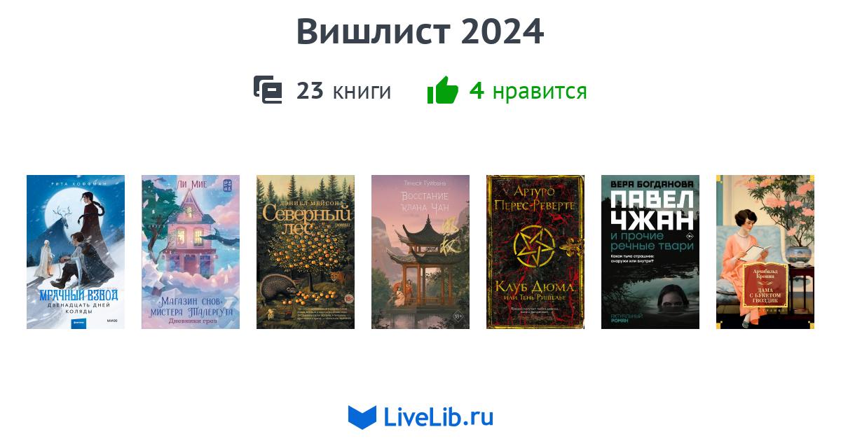 Вишлист 2024 — 23 книги | Читать лучшие подборки на Livelib