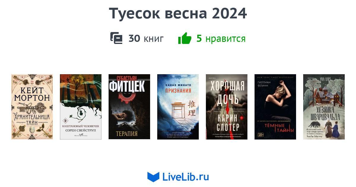 Туесок весна 2024 — 30 книг | Читать лучшие подборки на Livelib