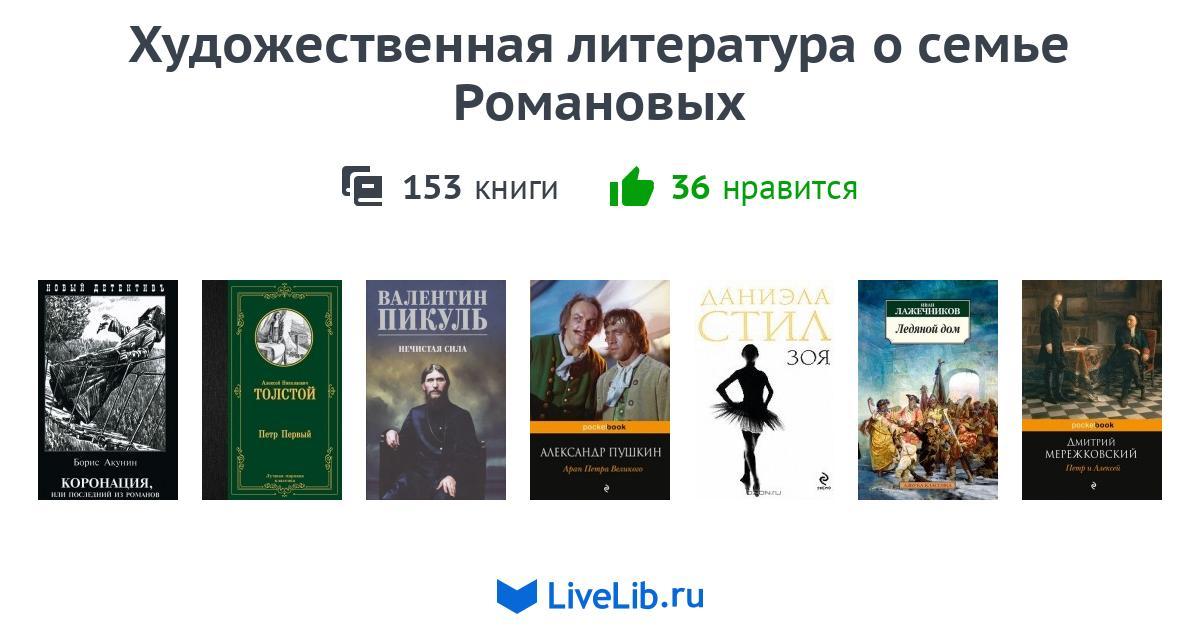 Художественная литература о семье Романовых — 153 книги | Читать лучшие подборки на Livelib