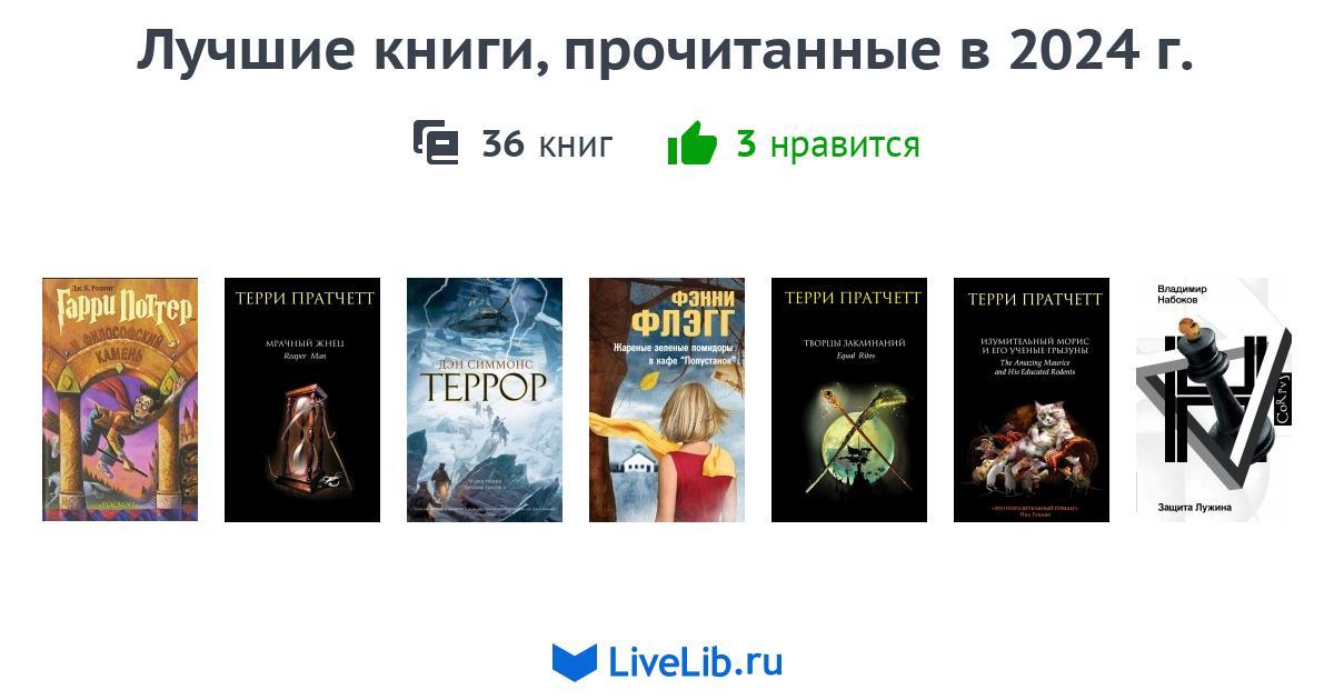 Лучшие книги, прочитанные в 2024 г. — 36 книг | Читать лучшие подборки на Livelib