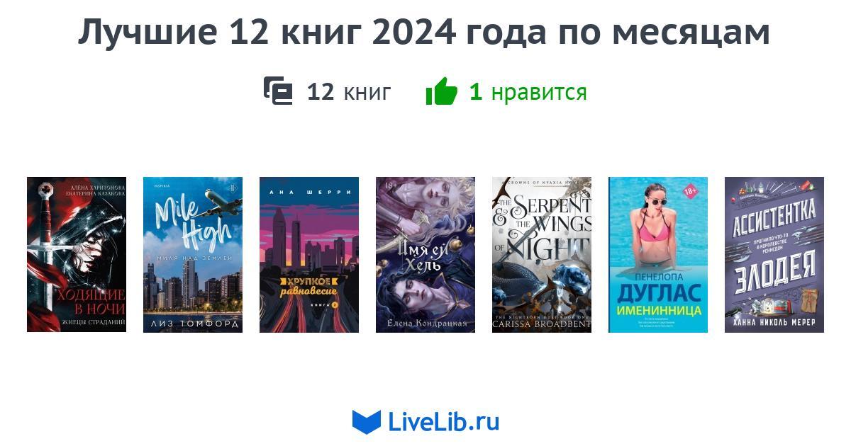 Лучшие 12 книг 2024 года по месяцам — 12 книг | Читать лучшие подборки на Livelib
