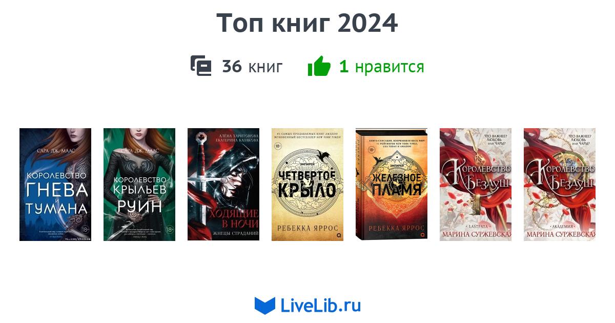 Топ книг 2024 — 36 книг | Читать лучшие подборки на Livelib