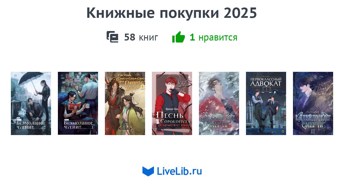 Книжные покупки 2025 — 19 книг | Читать лучшие подборки на Livelib
