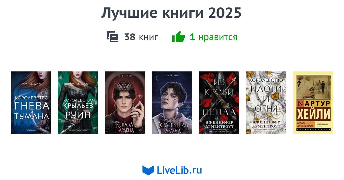 Лучшие книги 2025 — 20 книг | Читать лучшие подборки на Livelib