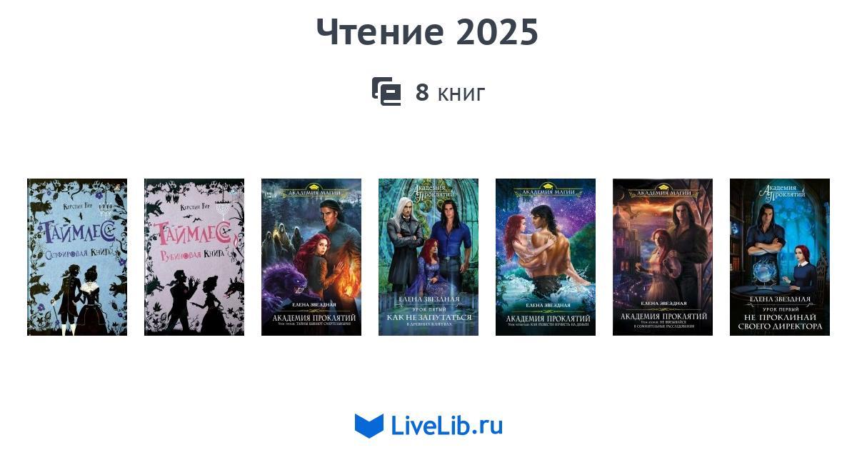 Чтение 2025 — 8 книг | Читать лучшие подборки на Livelib