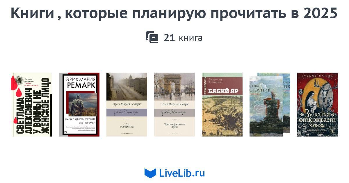 Книги , которые планирую прочитать в 2025 — 19 книг | Читать лучшие подборки на Livelib