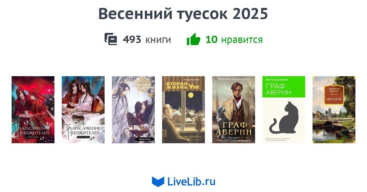 Весенний туесок 2025 — 455 книг | Читать лучшие подборки на Livelib