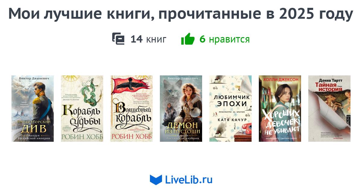 Мои лучшие книги, прочитанные в 2025 году — 10 книг | Читать лучшие подборки на Livelib