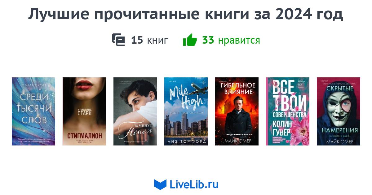 Лучшие прочитанные книги за 2024 год — 15 книг | Читать лучшие подборки на Livelib