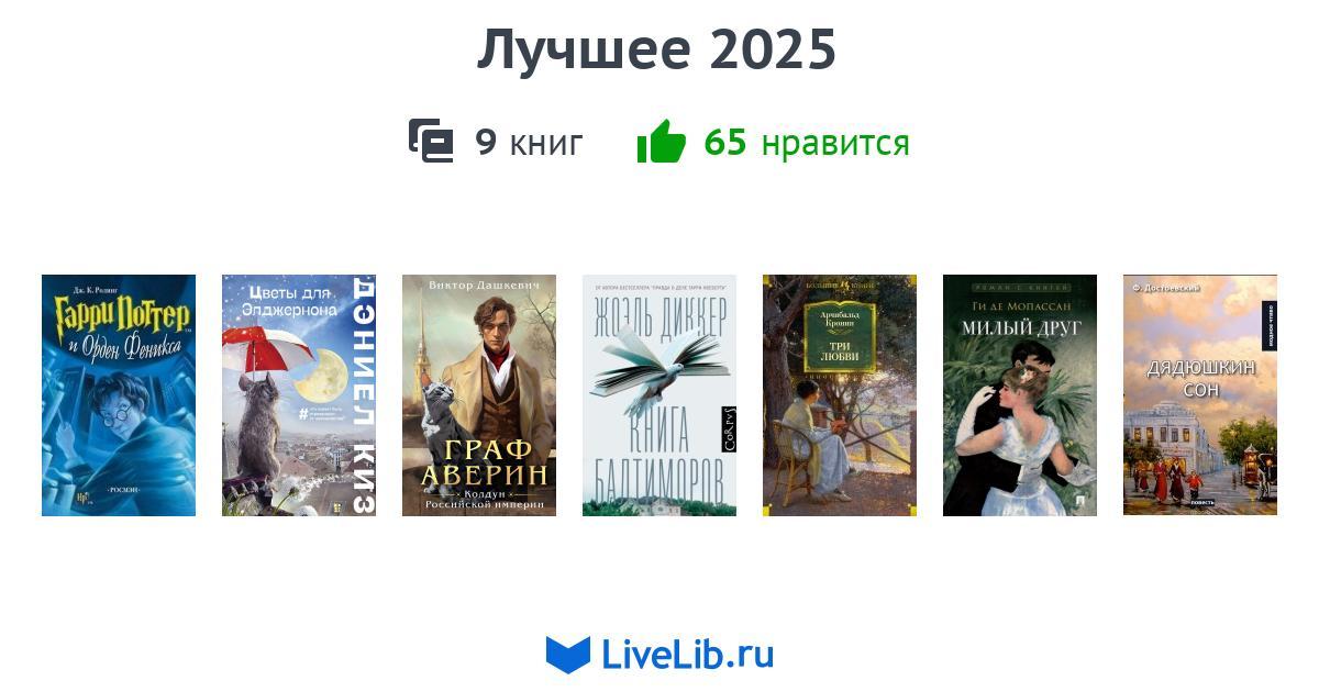 Лучшее 2025 — 6 книг | Читать лучшие подборки на Livelib